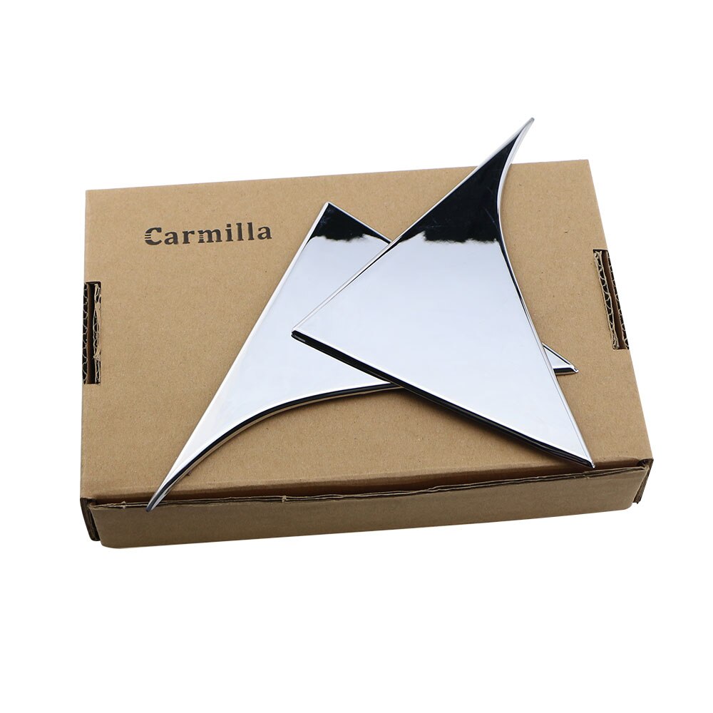 Carmilla Car Rear Window Glasses Triangle ABS Chro... – Vicedeal