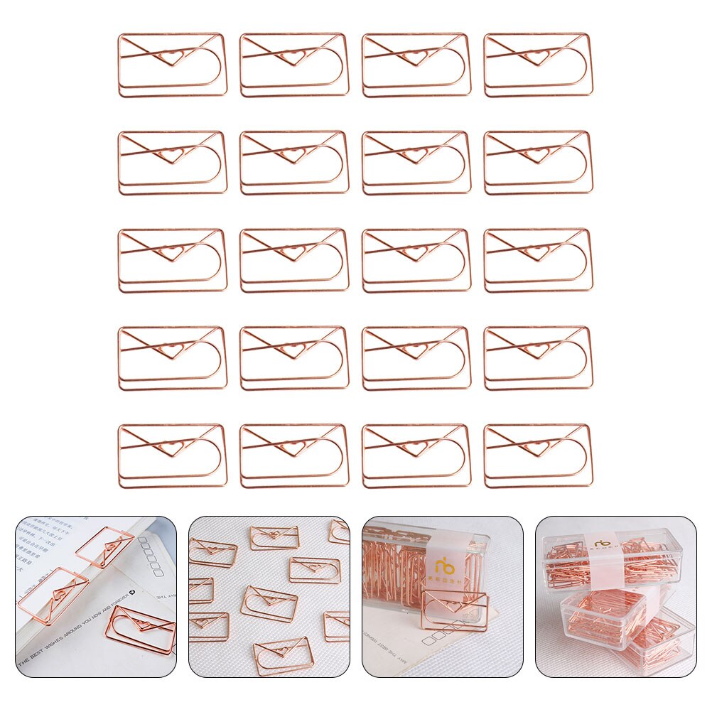 20Pcs Clip Delicate Office Paperclips Paper Clips ... – Vicedeal