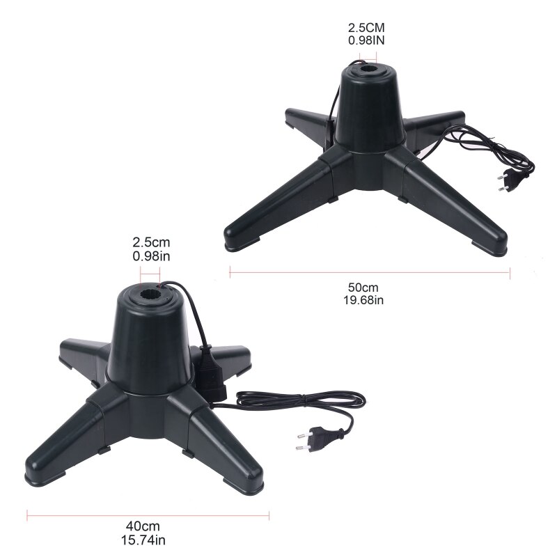 EU Plug 40/50cm Christmas Tree Electric Rotating B... – Grandado