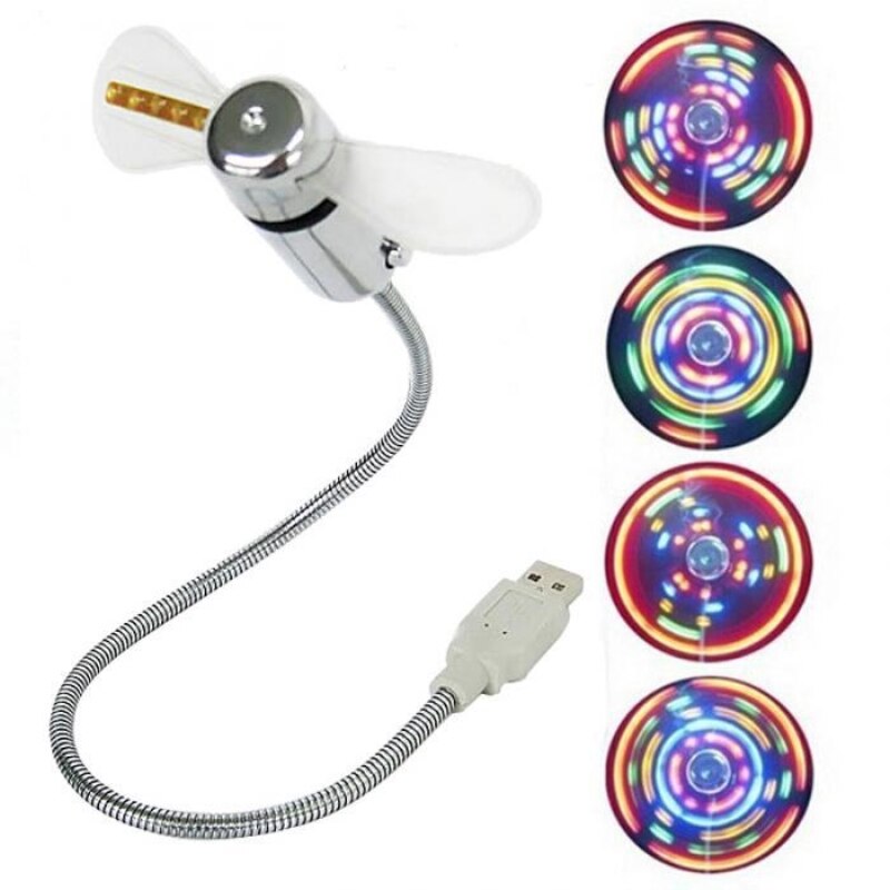 Mini USB Hand Fan Portable Gadgets Flexible Goosen... – Grandado