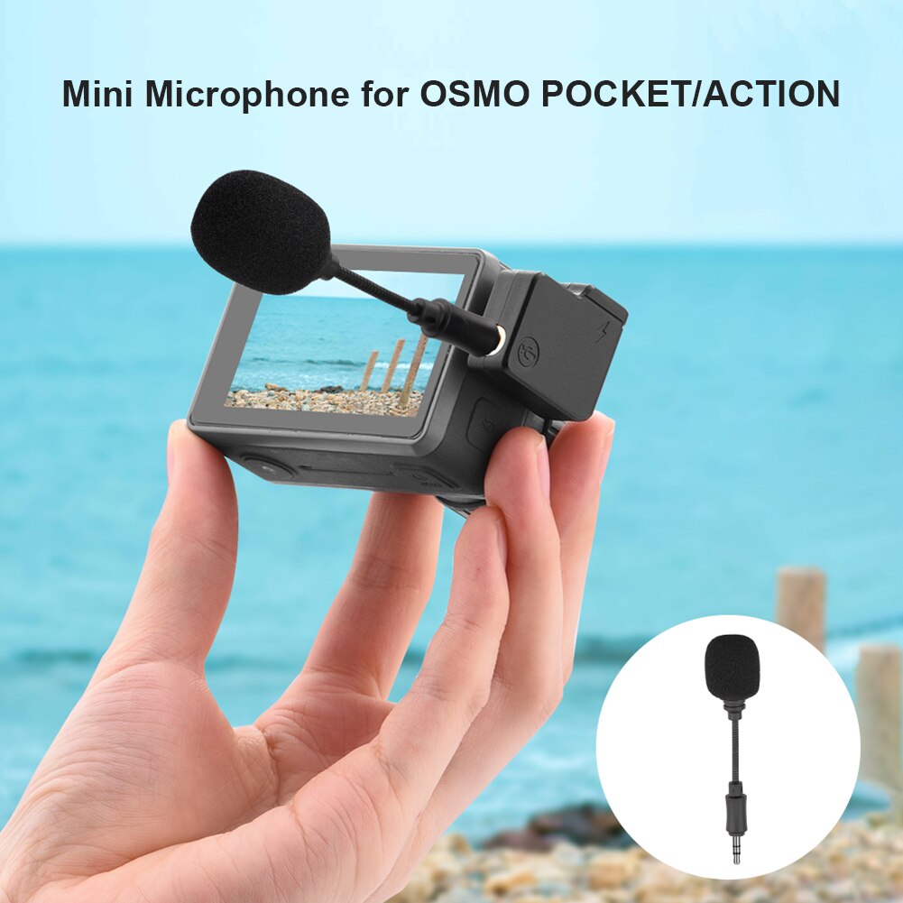 Portable 3.5mm Mini Microphone Live Vlog PTZ Actio... – Vicedeal