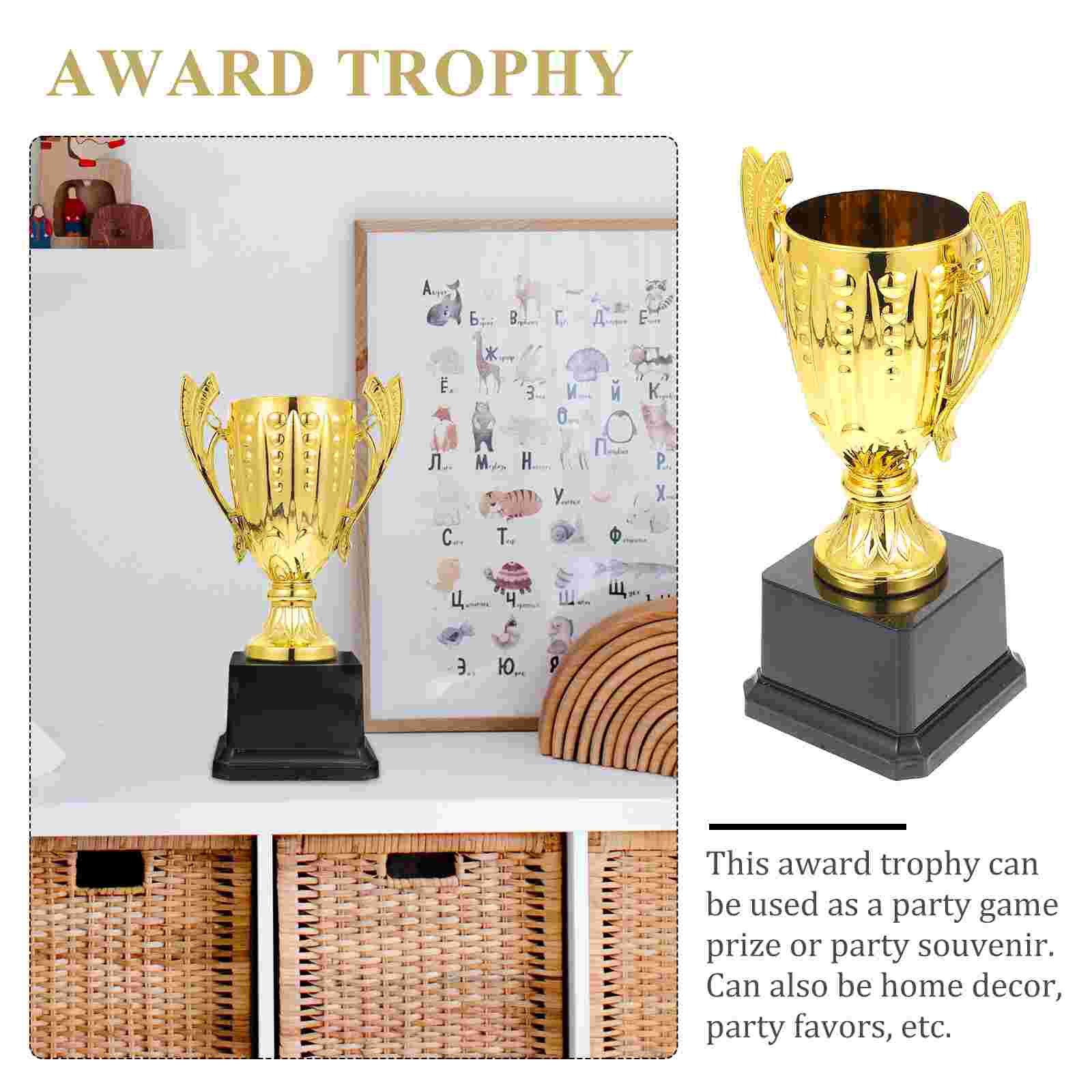 1Pc Trophy Chic Furnishing Decor Plastic Awards Tr... – Grandado
