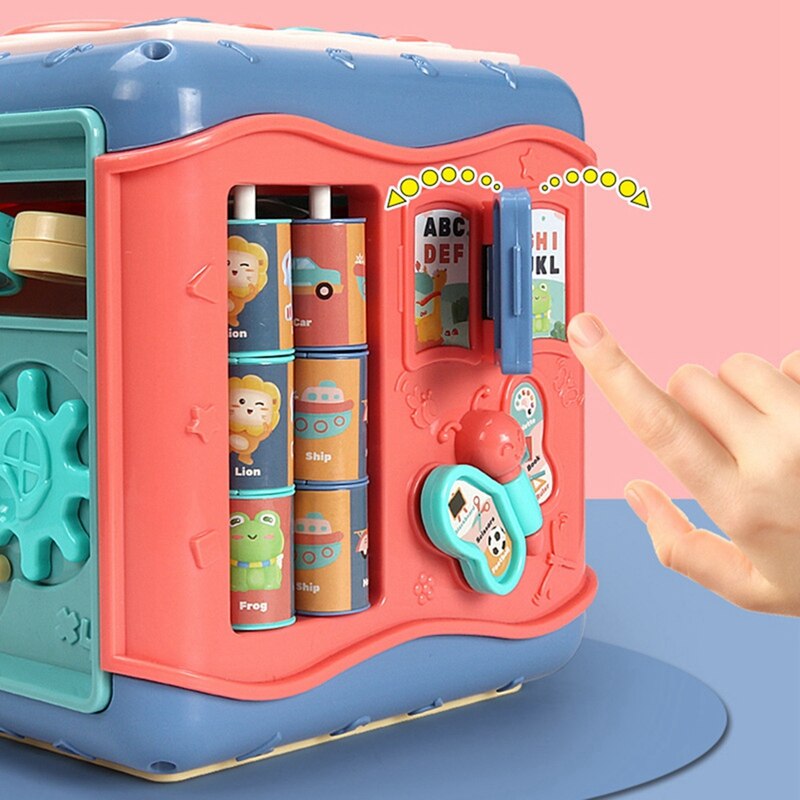 Baby Toys Activity Play Cube Six-Sided Box Shape M... – Grandado