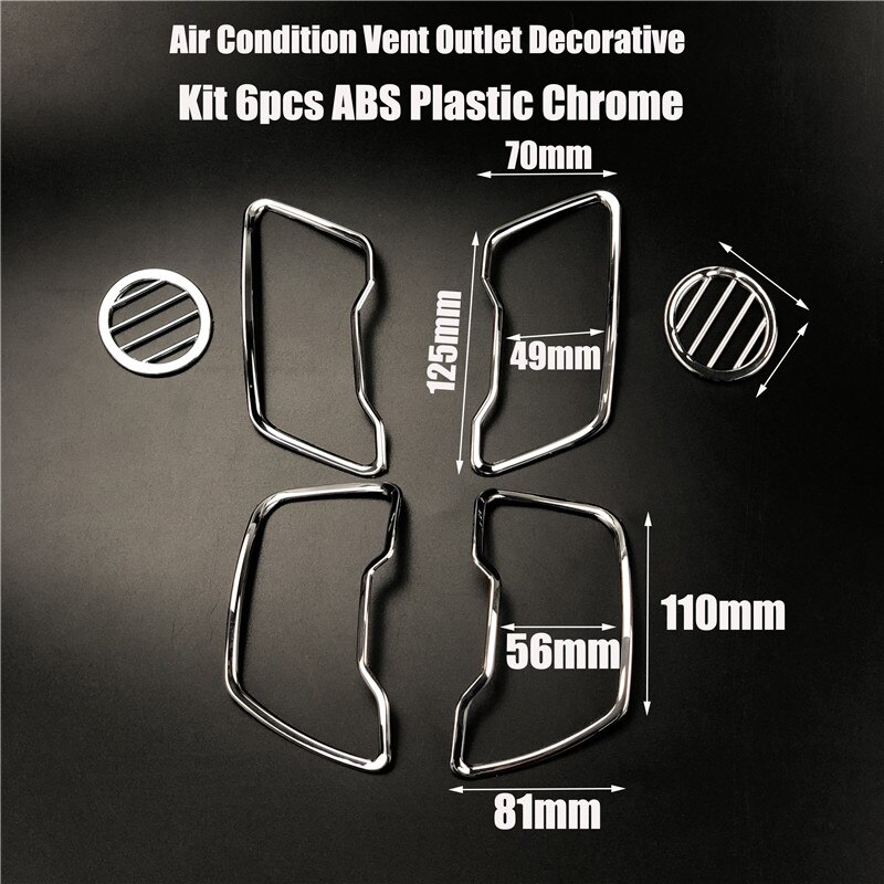 6pcs kit car styling air vent outlet decorative tr... – Vicedeal