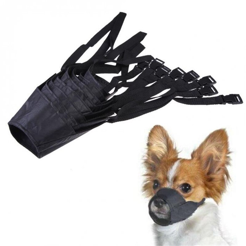 Pet Nylon Adjustable Mask Bark Bite Soft Mouth Muz... – Vicedeal