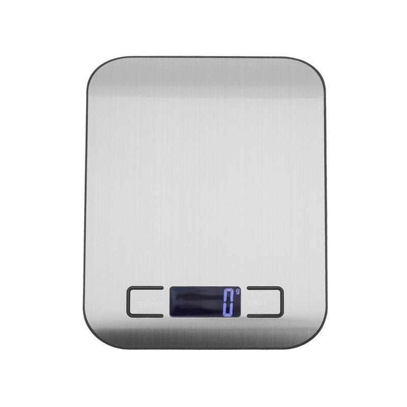 Silver Digital Scales 5kg 1g Weights Scale Stainle... – Grandado