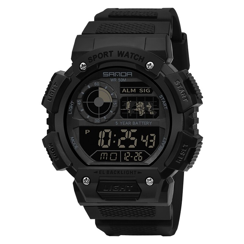Mens Watch Electronic Digital Display Waterproof O... – Grandado