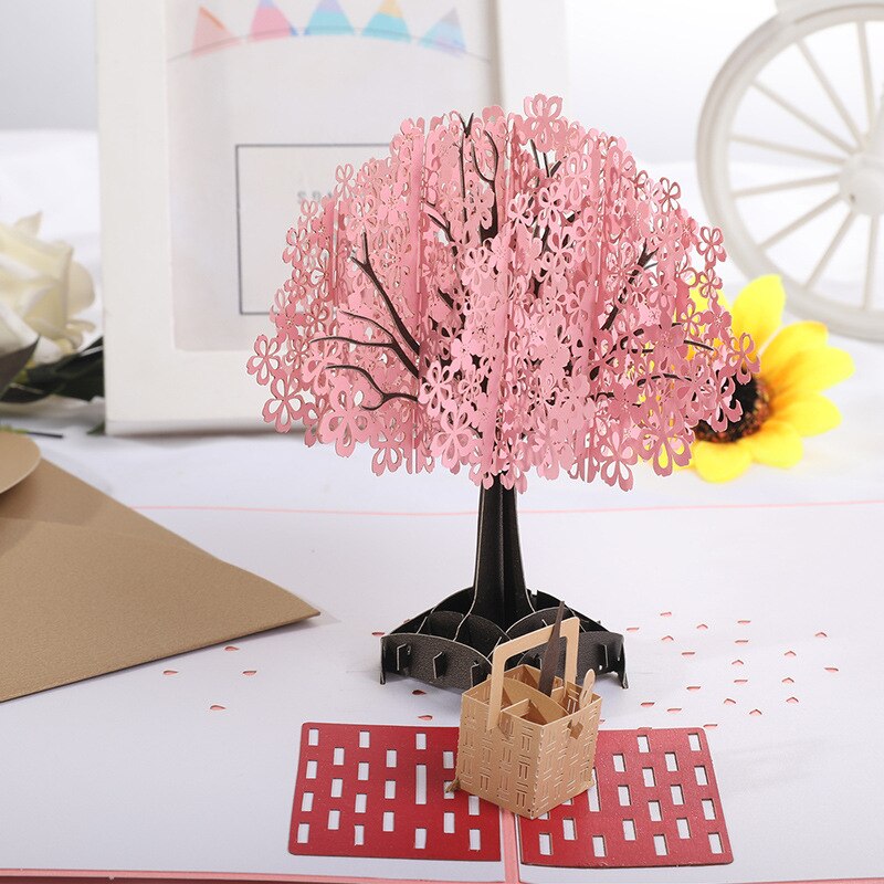 Handgemaakte 3D Pop-Up Kaarten Voor Trouwdag Valen... – Grandado