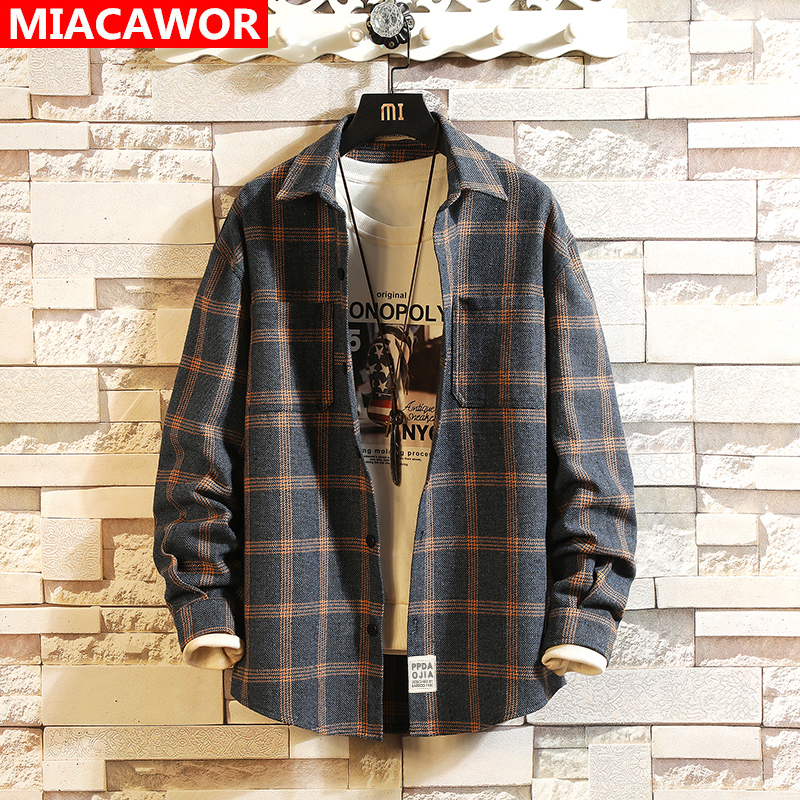 H009 Mannen Lange Mouw Shirt – Grandado