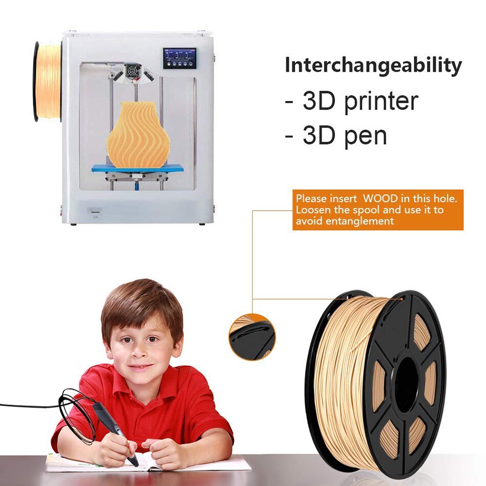 Best Seller Wood Filament For 3D Printer Good For ... – Grandado