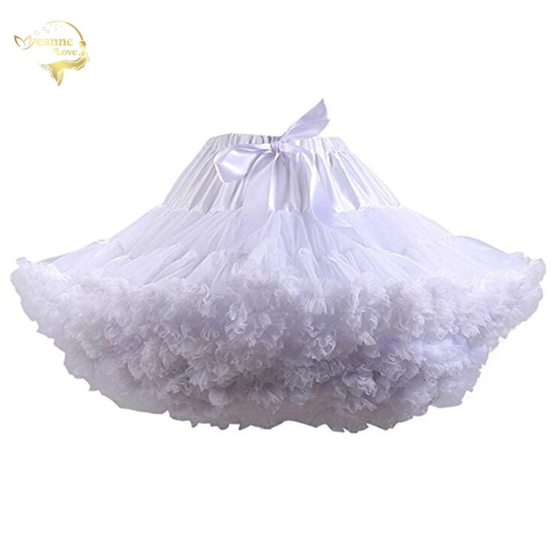 Witte Korte Vrouwen Tulle Halloween Petticoat Crin... – Vicedeal