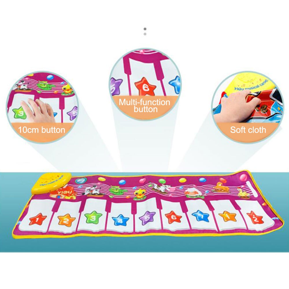 Folding Child Crawling Piano Carpet Baby Music Pla... – Grandado