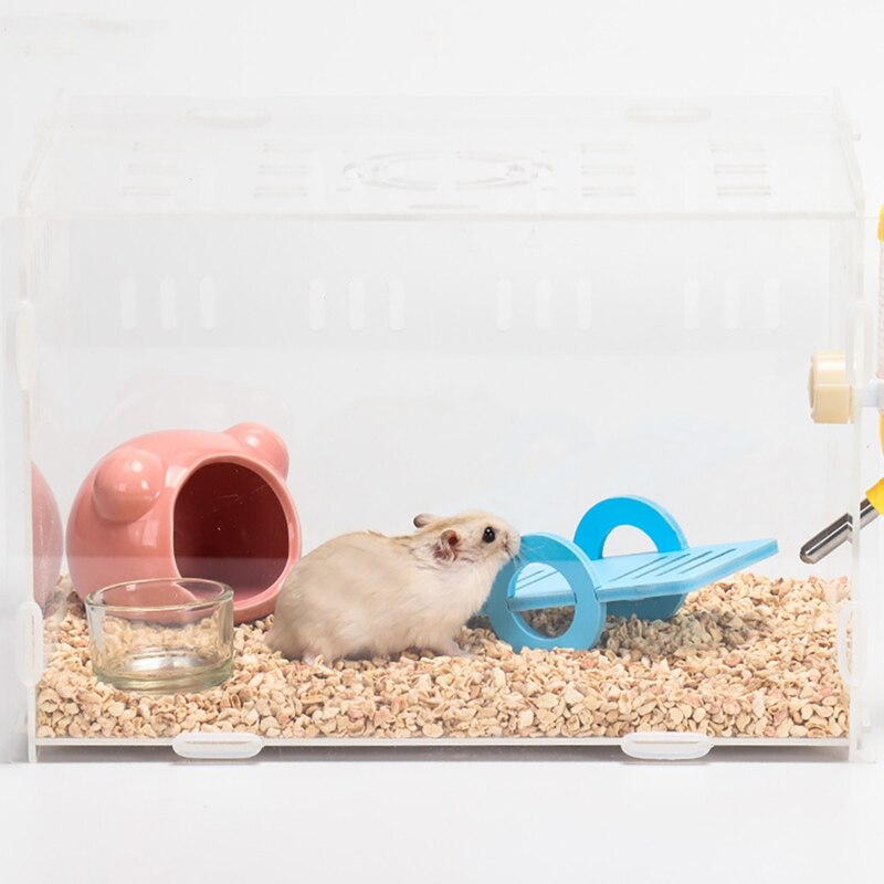 Funny Pet Hamster Toys Cage Nest Seesaw Toy House ... – Grandado
