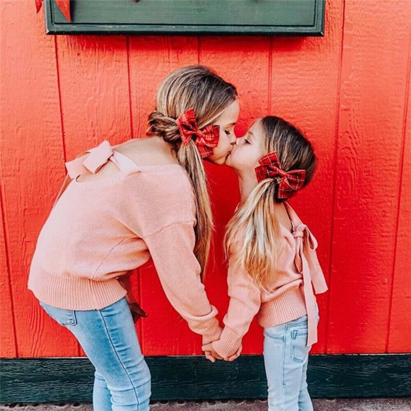 Mutter und Tochter Passenden Kleidung Herbst Winte... – Vicedeal