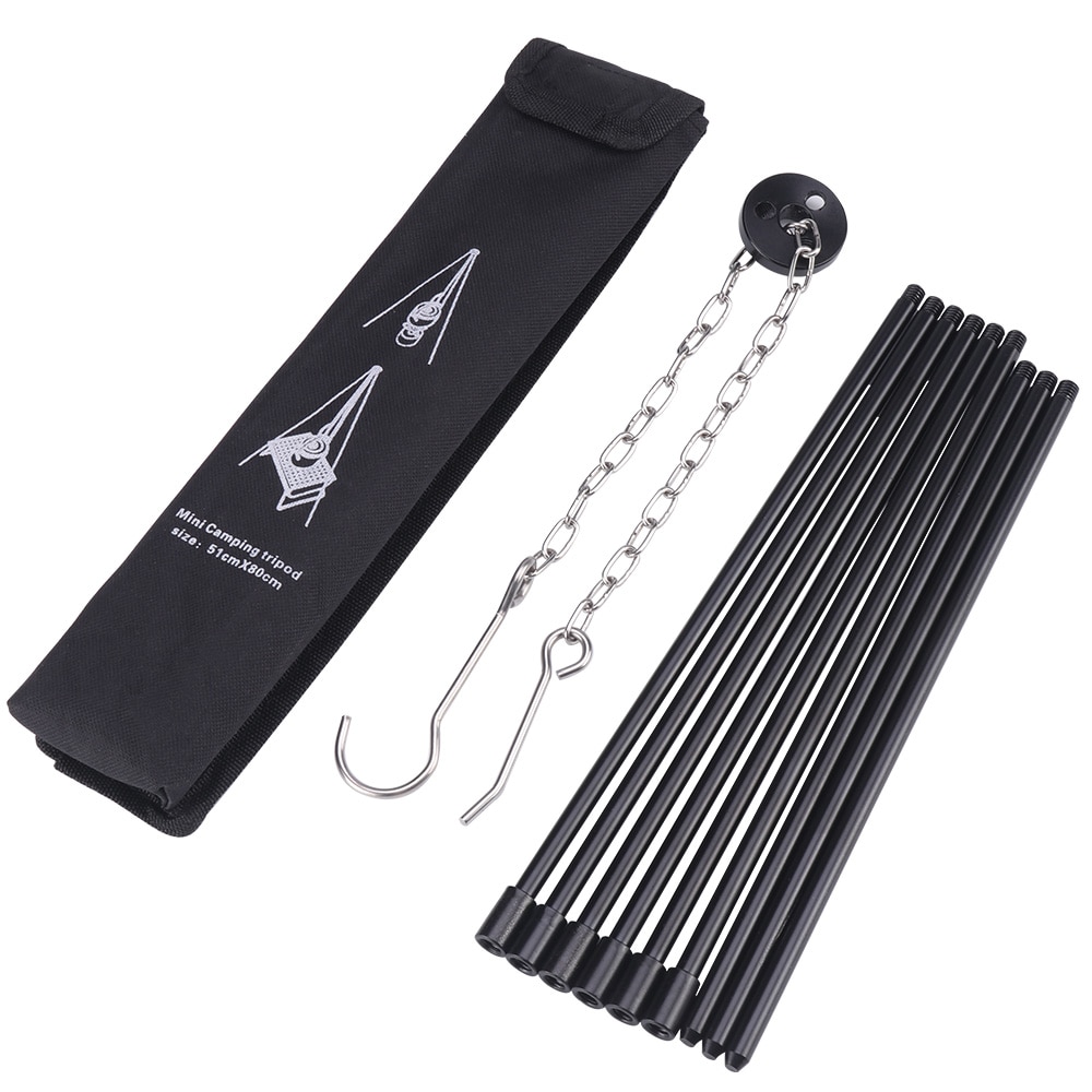 Camping Three Sections Tripod For Fire Hanging Pot... – Vicedeal