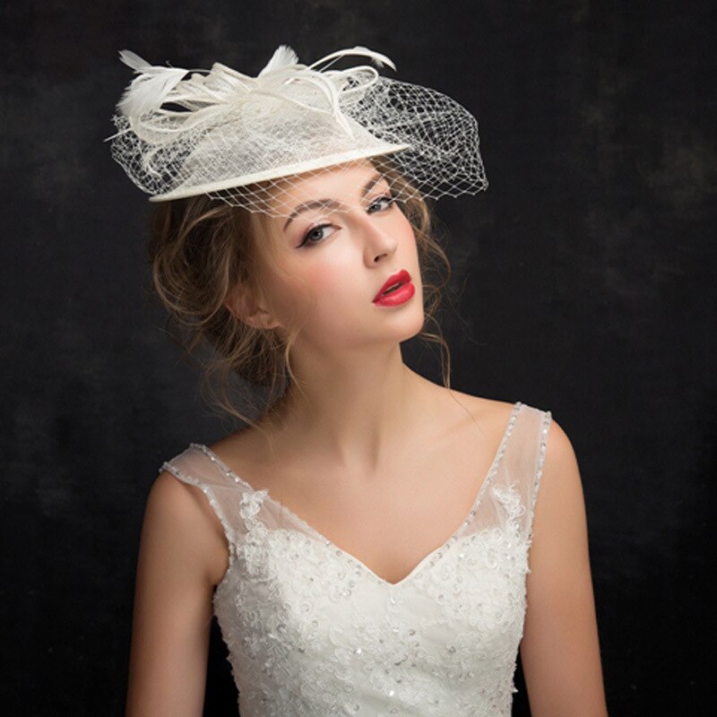 Vintage Birdcage Veil Wedding Veil Netting Face Fe... – Grandado