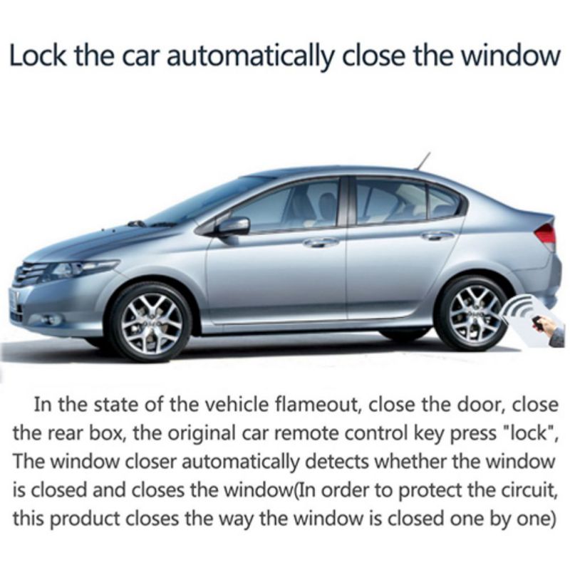 Universal 4-door window car electric window alarm ... – Grandado