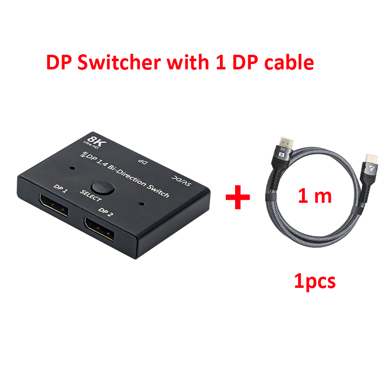 DisplayPort Switch DP 1.4 Bi-direction Switcher 8K... – Vicedeal