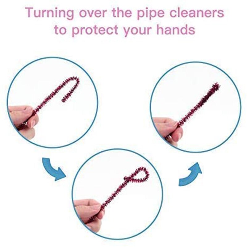 300Pcs Pipe Cleaners, DIY Art Craft Decorations Ch... – Vicedeal