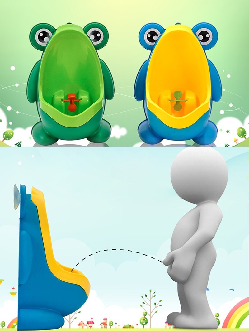 Kids Frog Potty Toilet Urinal Pee Trainer Wall-Mou... – Grandado Kids Frog Potty Toilet Urinal Pee Trainer Wall-Mou... – Grandado