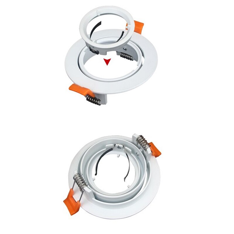 White Downlight Spotlight Hole Converter Kits GU10... – Grandado