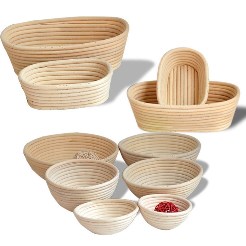 Round Oval Triangle Shape Fermentation Rattan Bask... – Vicedeal