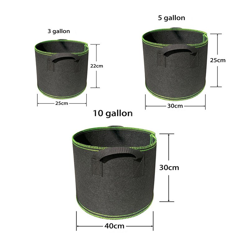 3 5 10 Gallon Boom Potten Plant Groeien Zakken Thu... – Vicedeal