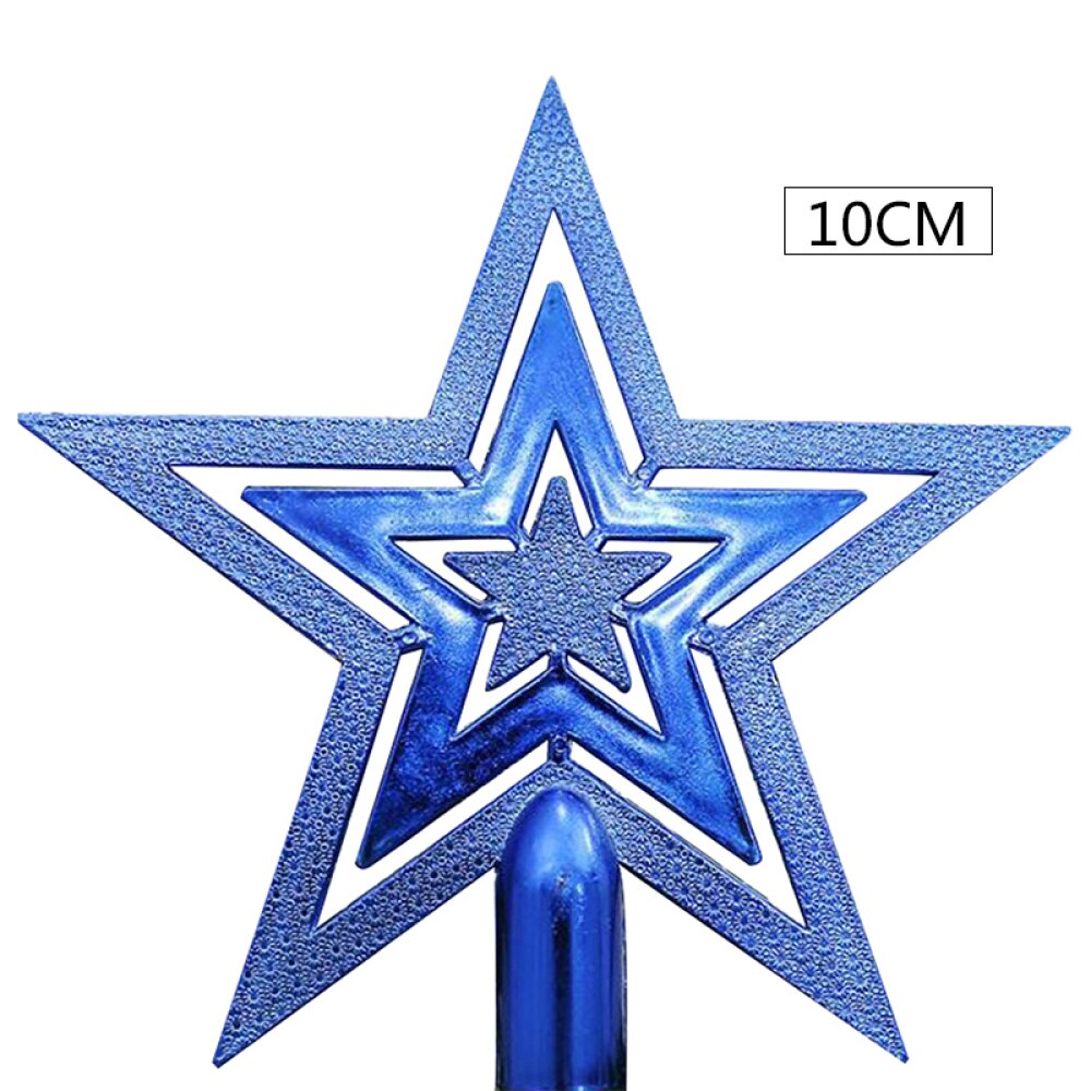 10cm Christmas Tree Topper Star Happy Christmas Tr... – Grandado