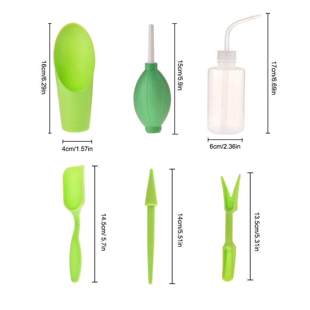 6 PCS Mini Garden Planter Kit DIY Hand Tools Set S... – Vicedeal