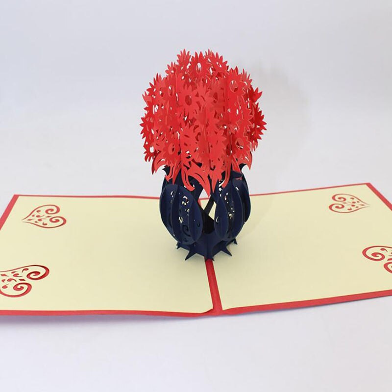 1Pc Party 3D Pop Up Card 13X16Cm Valentine Lover H... – Grandado