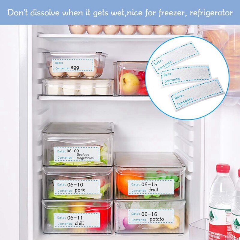Food Date Labels and Blank Freezer Labels,Removabl... – Grandado