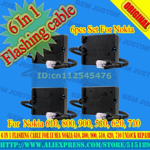 ORIGINAL 6 In 1 Flashing cable for Lumia Nokia 610... – Grandado