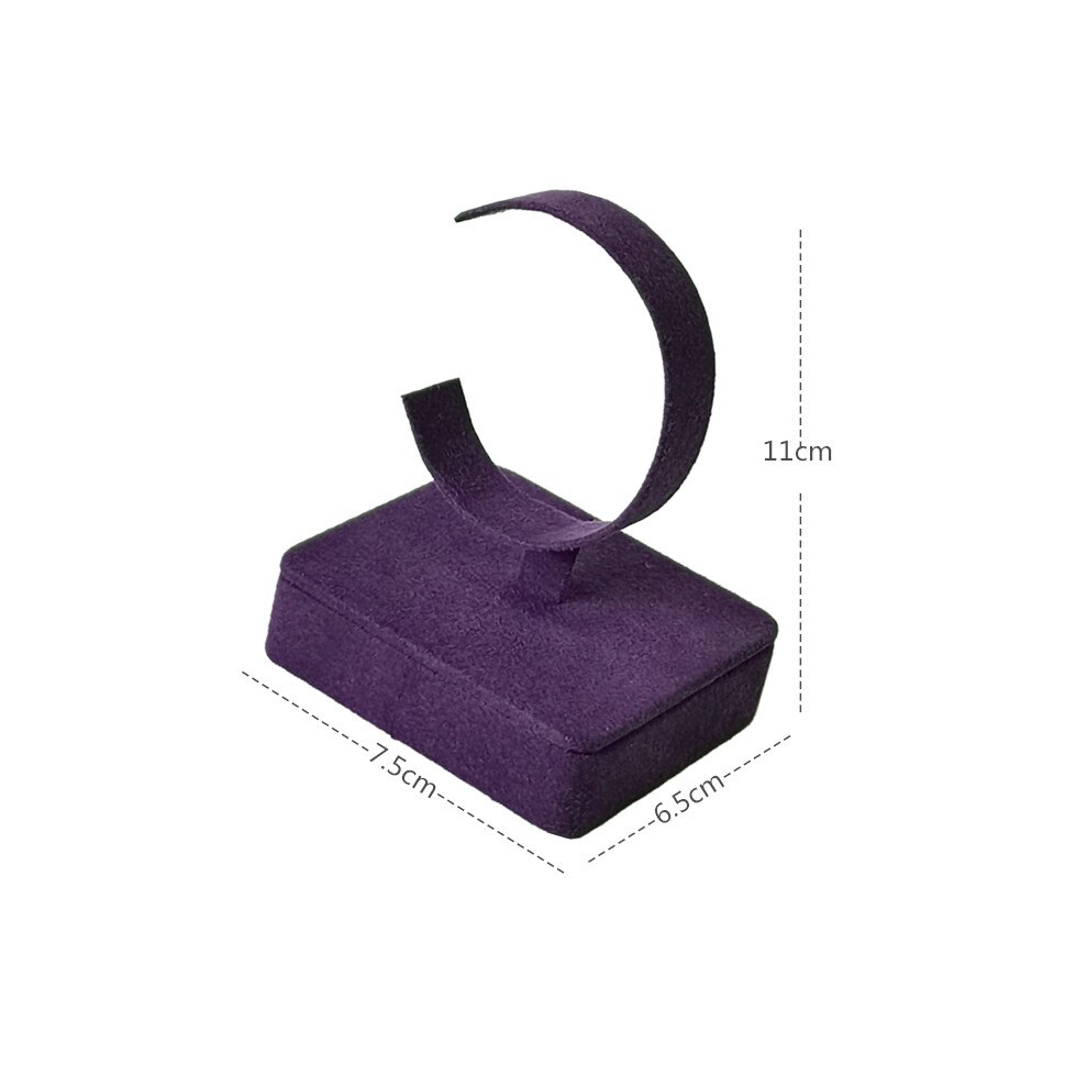 Purple Microfiber Bust Model Display Stand Velvet ... – Vicedeal