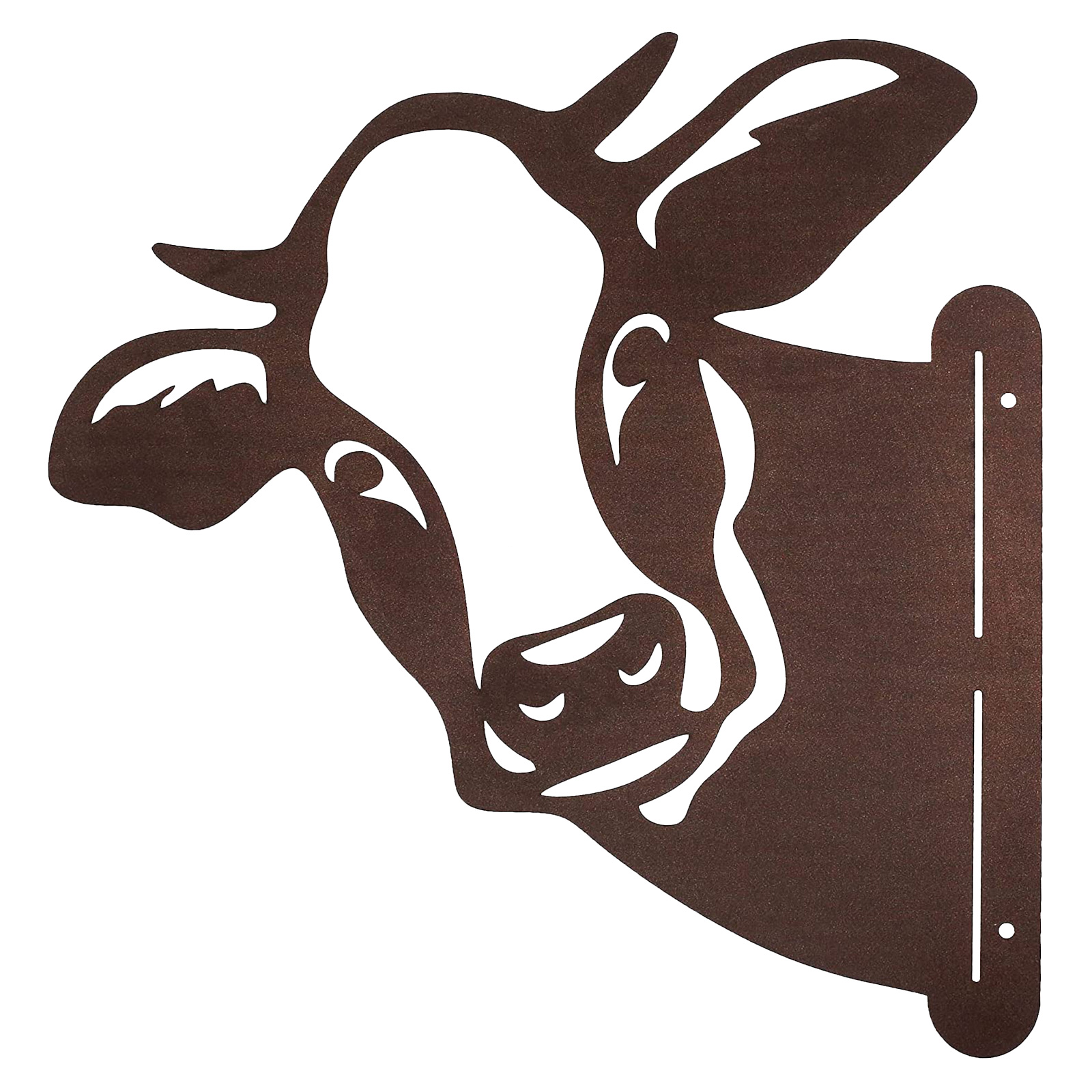 Farm Peeping Cows Metal Yard Art Farm Garden Fence... – Grandado