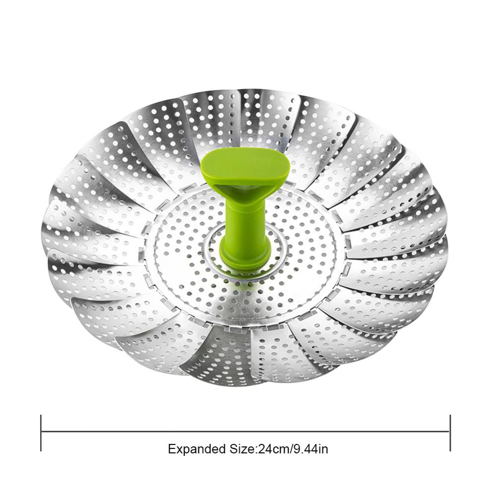 Folding Dish Steam Stainless Steel Food Steamer Ba... – Vicedeal