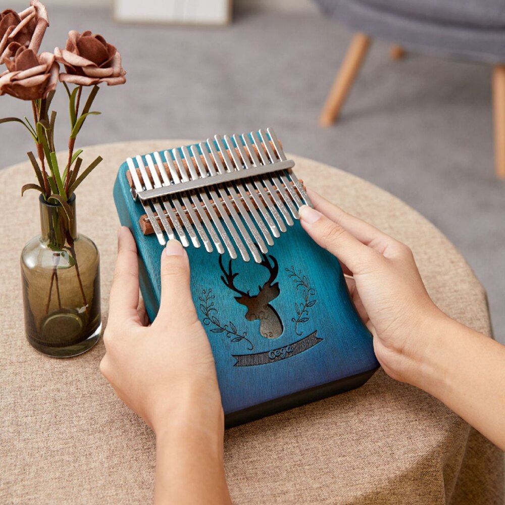 Kalimba 17 Sleutel Mahonie Duim Piano Mbira Muziek... – Grandado
