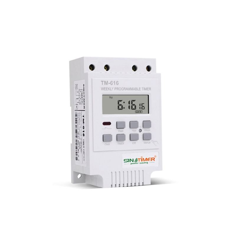 Tm616w-4 digital elektronisk timer 220v 30a ugentl... – Grandado