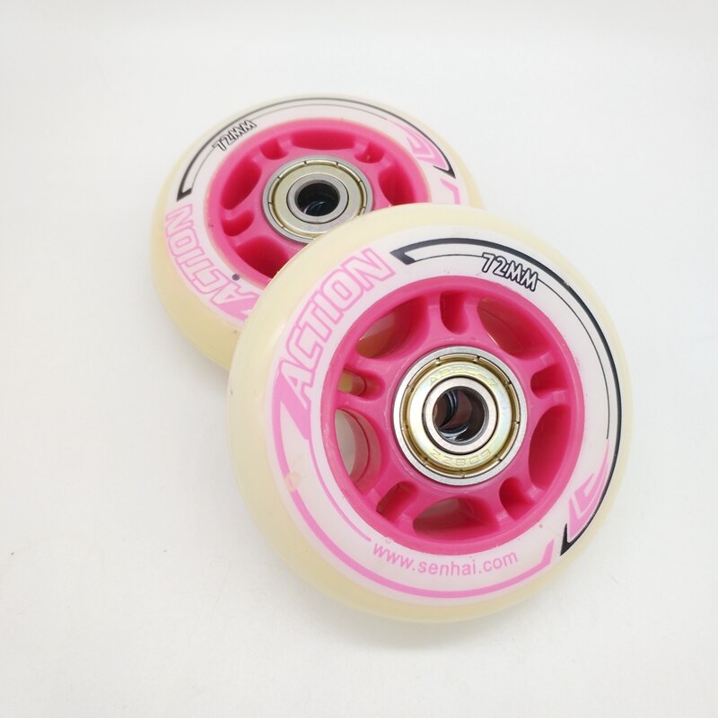 Roller Wielen Kinderen Skate Wiel Zwart Wit 72 Mm ... – Vicedeal