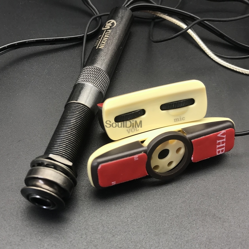 Soundhole Guitar Pickup Zinc Alloy A-202 Microphon... – Grandado