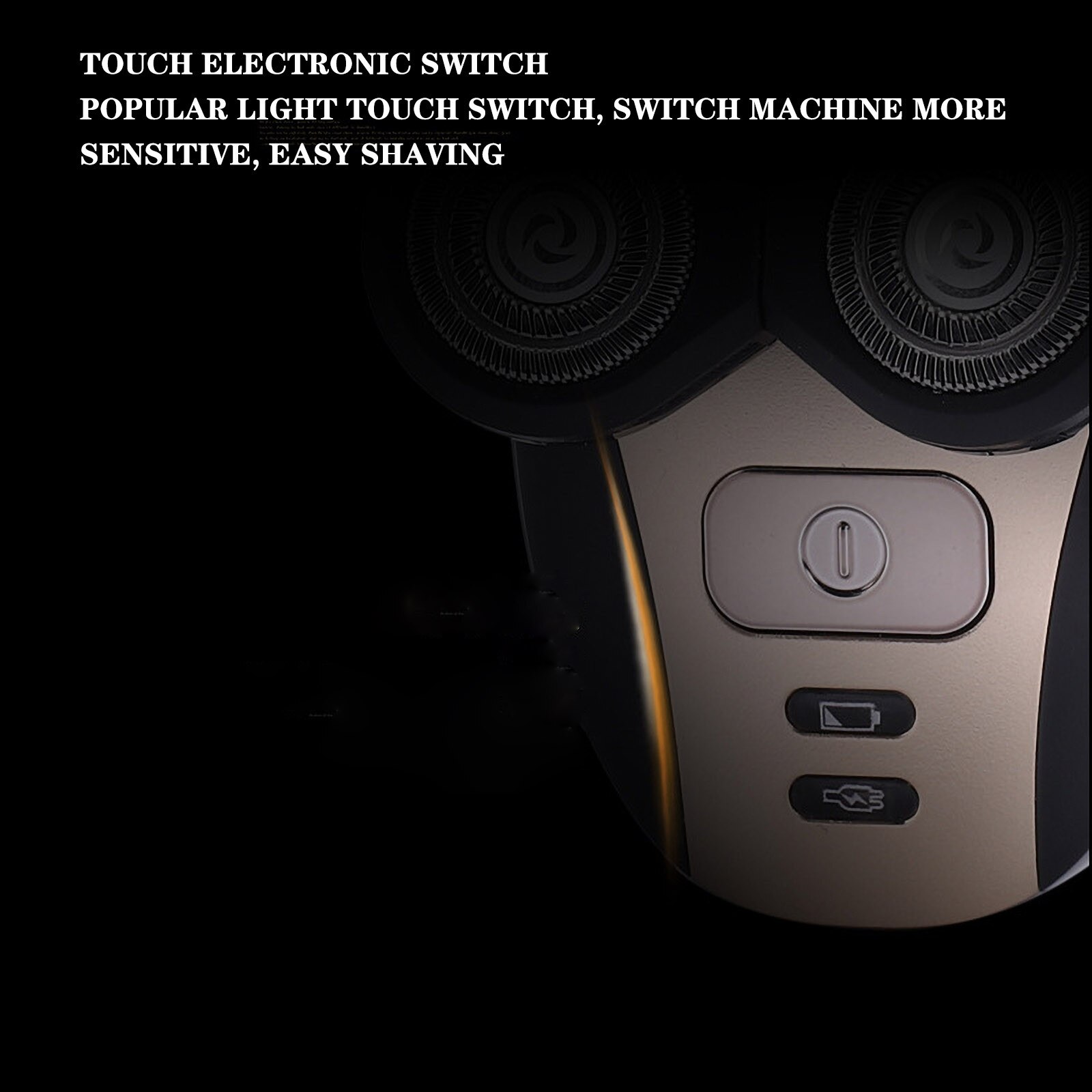 5 Blade Head Bald Machine Electric Shaver Recharge... – Vicedeal