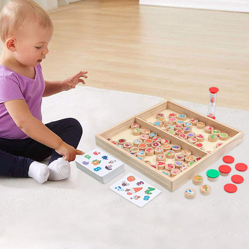 Matching Card Game Blocks Toy Educational Toy Memo... – Vicedeal