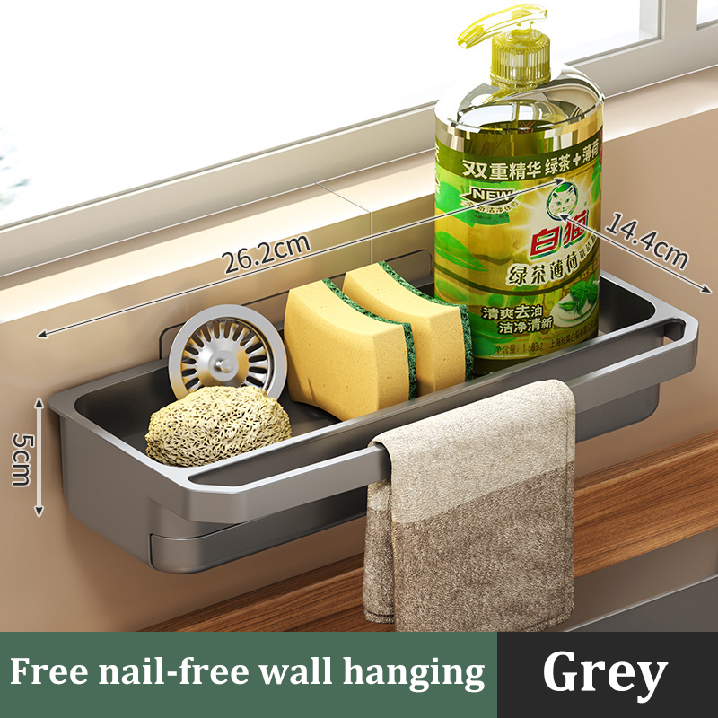 1pcs Kitchen Sink Storage Rack Drain Rack with Tow... – Vicedeal