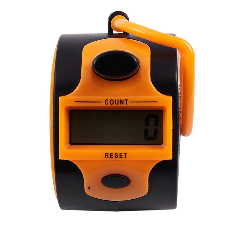 Orange Black Plastic 5 Number Golf Digital Hand Ta... – Vicedeal
