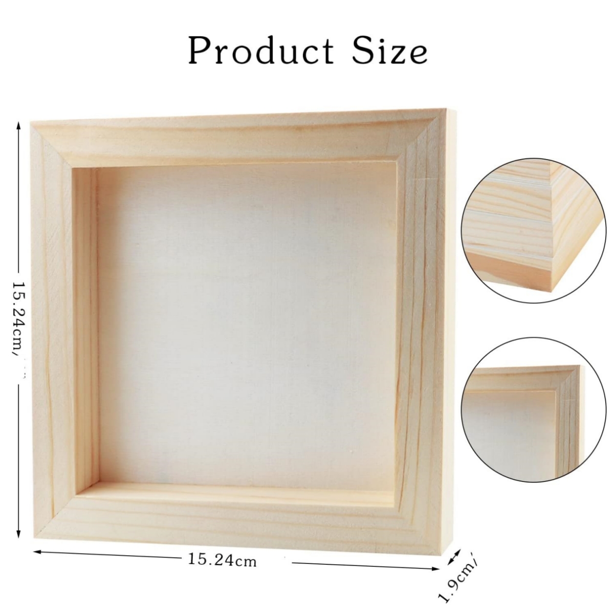 Paneles de madera cuadrados, 6x6 "/15x15cm, lienzo... – Grandado