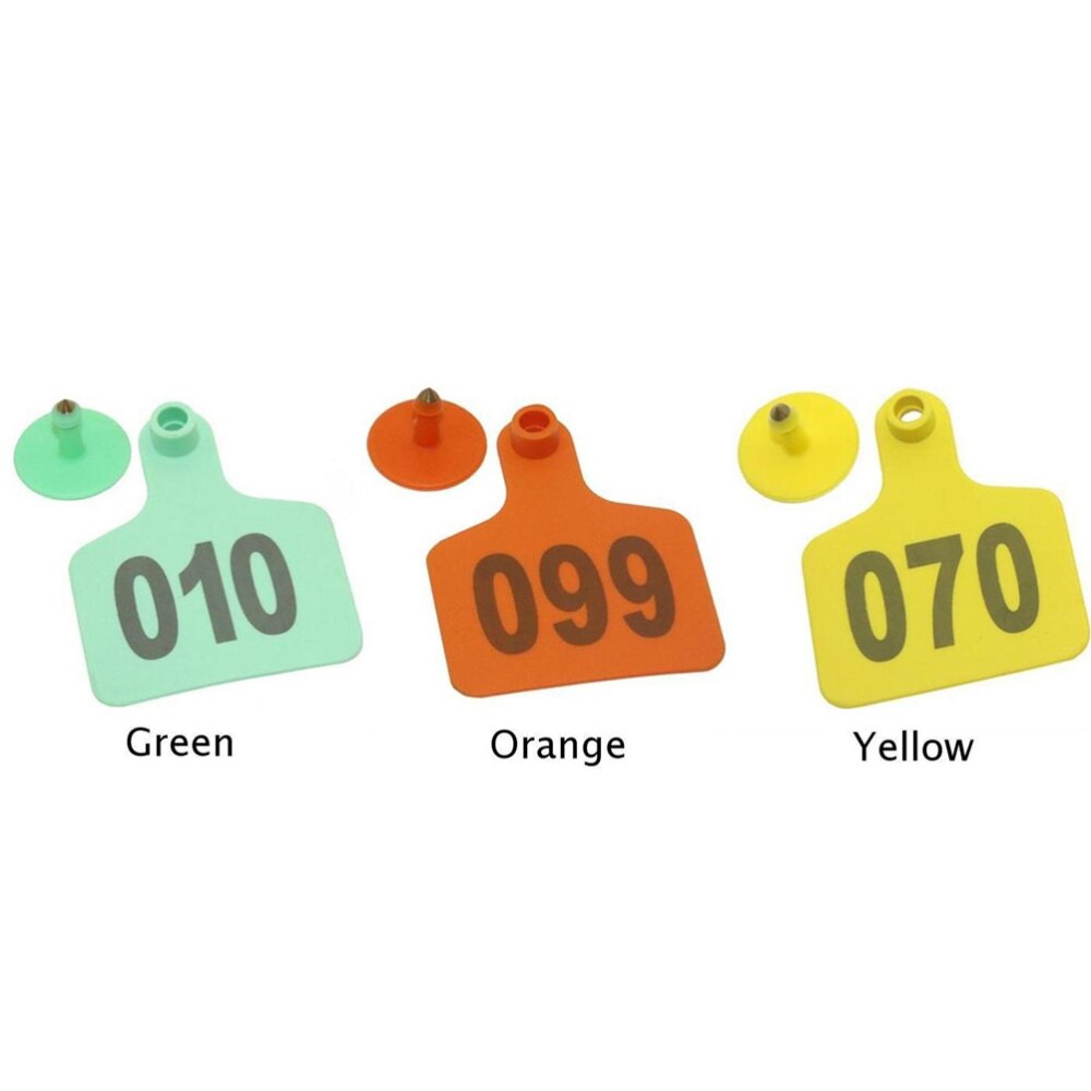 100 Pcs Farm Aniamls Cow Pig Ear Tag Signs Farm An... – Grandado
