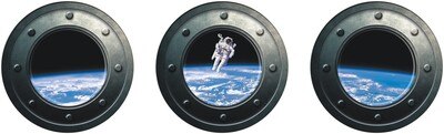 3D PVC Galaxy Wall Sticker Space Astronaut Wall Pi... – Grandado