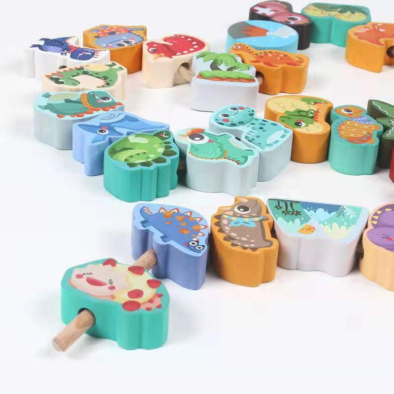 Early Educational Wooden toys Baby DIY Toy Cartoon... – Vicedeal