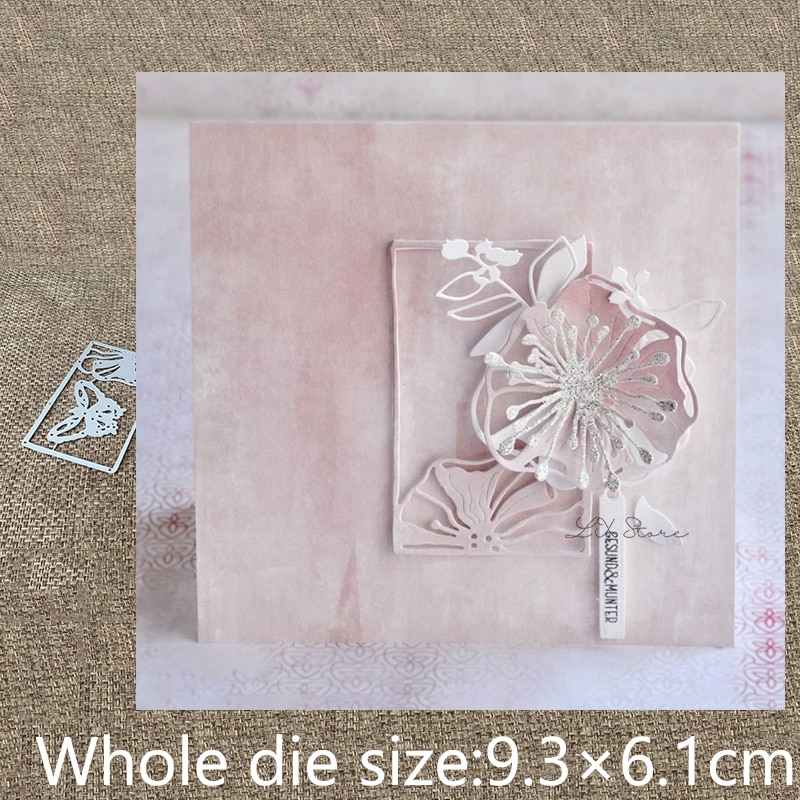 Askartelu metalli stensiili muotti leikkaa kukkake... – Grandado