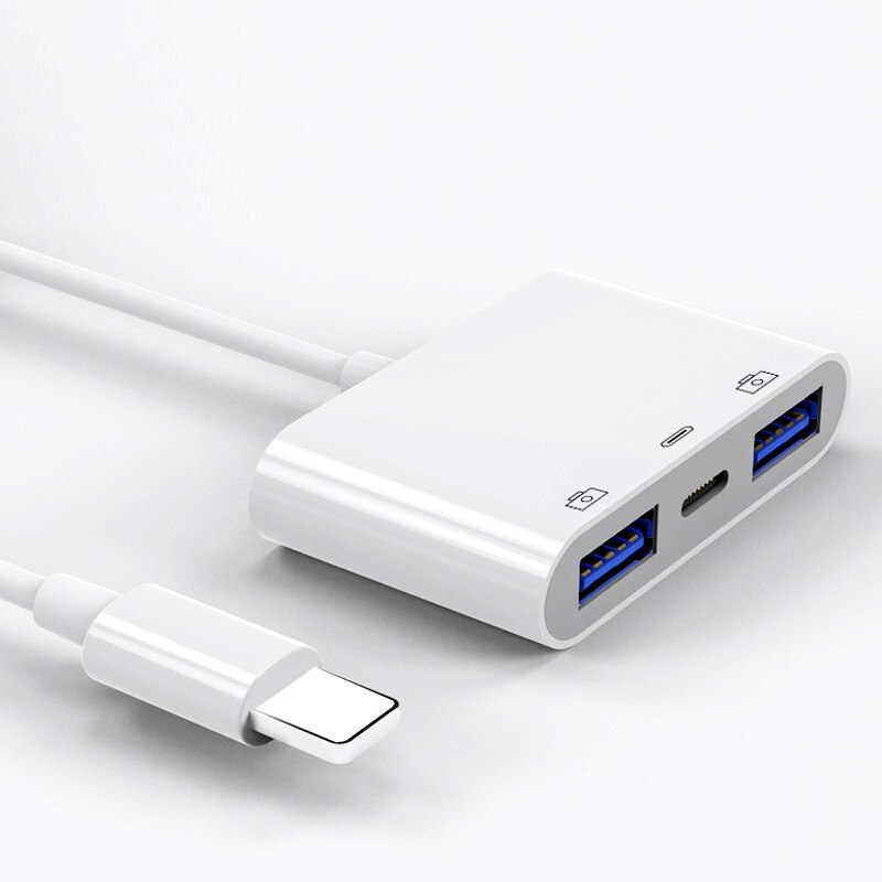 UTHAI For iPhone iPad Dual USB 3.0 Adapter Splitte... – Grandado
