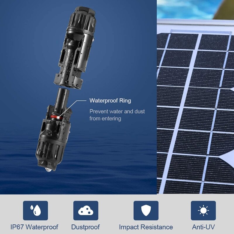 12 Uds. De conectores solares con llaves, conector... – Grandado